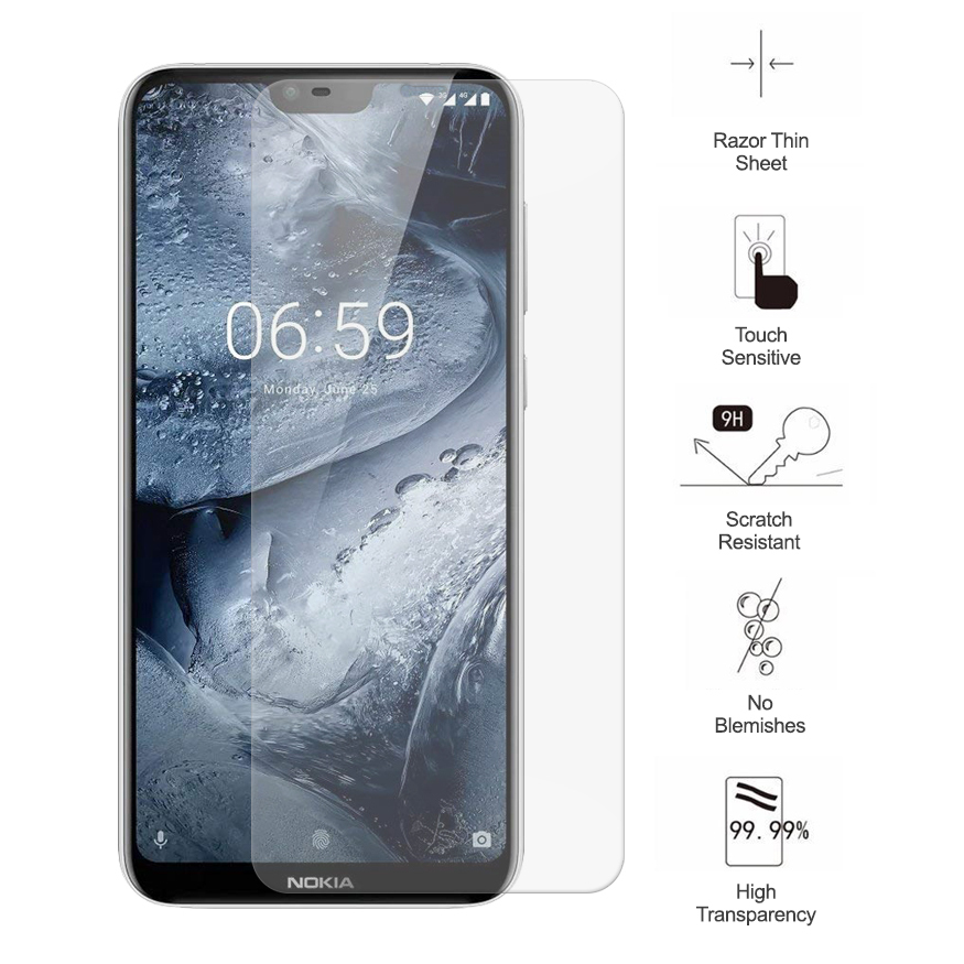 Tempered Glass Screen Protector for Nokia 6.1 Plus